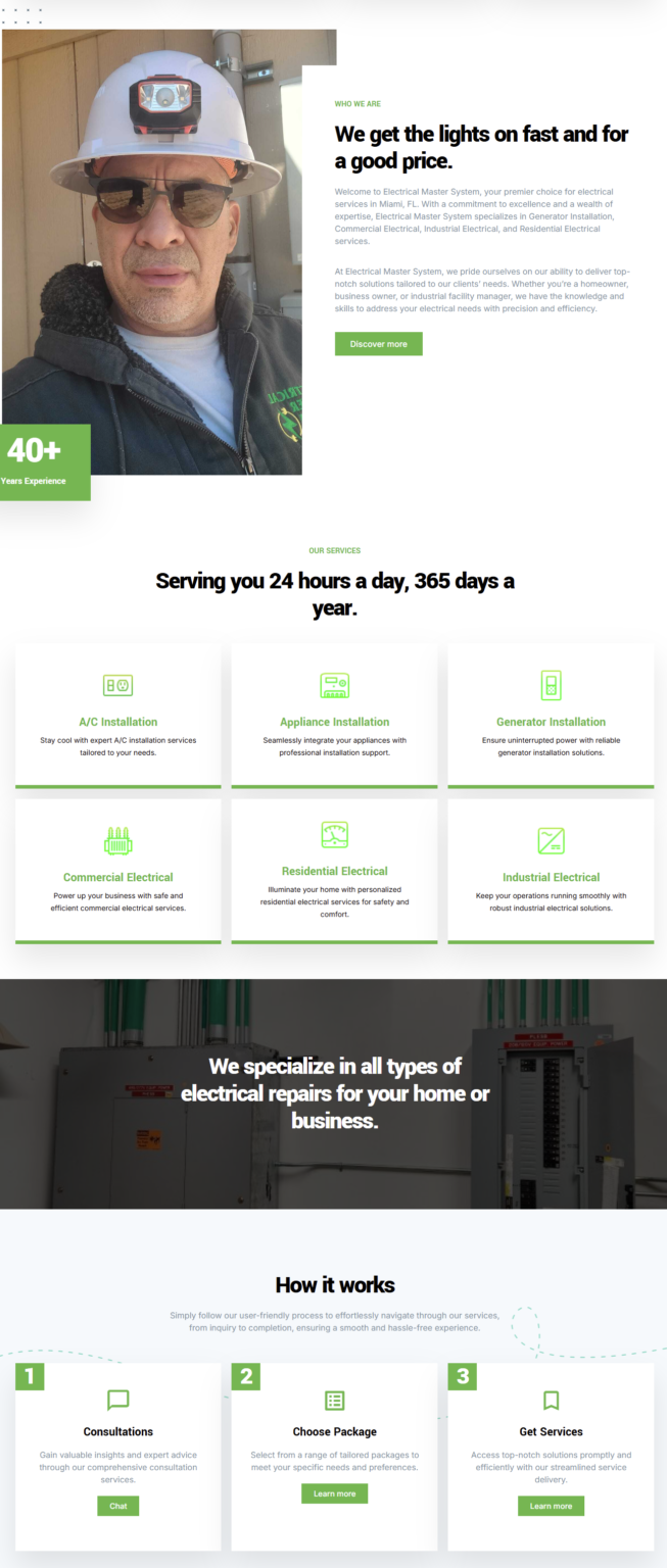 ELECTRICAL MASTER SYSTEM - Techman Ventures